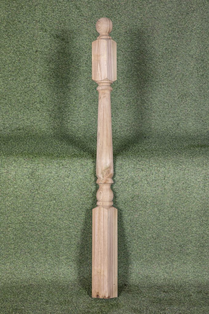 Treated Turned Newel Post - Park Timber