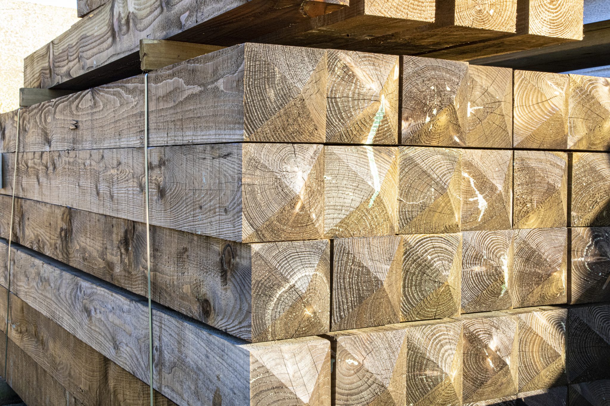 Weather Topped Posts | Park Timber